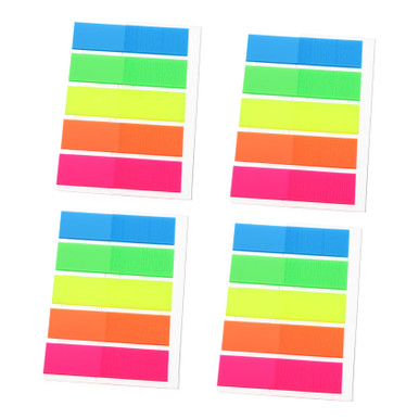 Lurrose Writable Note Labels Flag Folder Dividers Sticky Memo Pads ...