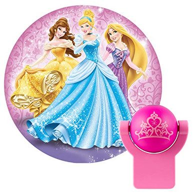 Projectables 13230 Disney Princess LED Night Light Plug-in, Dusk-to ...
