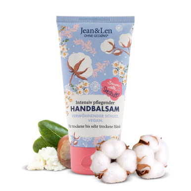 Jean & Len - Hand Balm Cotton & Shea Butter, hand care for dry to very ...