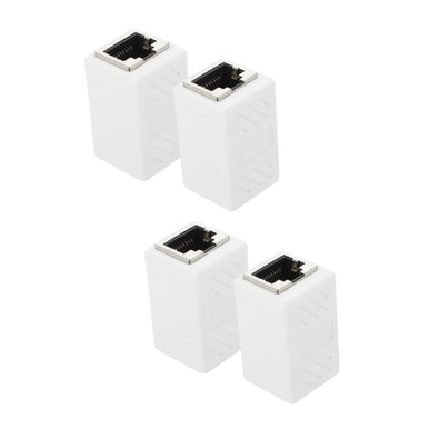 Mobestech 4 Pcs Network Cable Connector Cat6 Coupler Ethernet Cable ...
