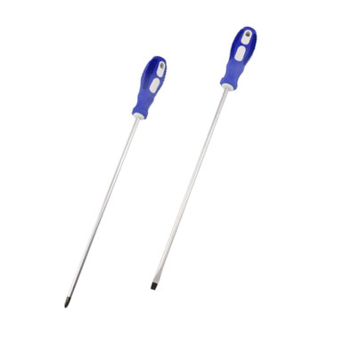 BQKKWIN Slotted and Phillips Screwdriver, 10" Long Cross-head ...