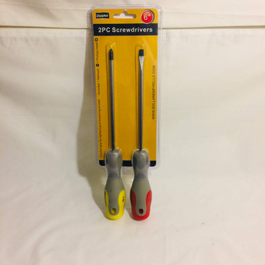 6 INCH FLATHEAD AND PHILLIPS HEAD 2 PIECE SCREWDRIVER (6 INCH 2 PIECE ...