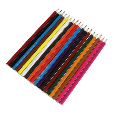 FUNOMOCYA 18 Colored Pencils Wooden Colour Pencil Coloring Books ...