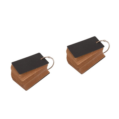 STOBOK 200 Pcs Mini Flash Cards Blank Memo Scratch Pad Study Flip Mini ...