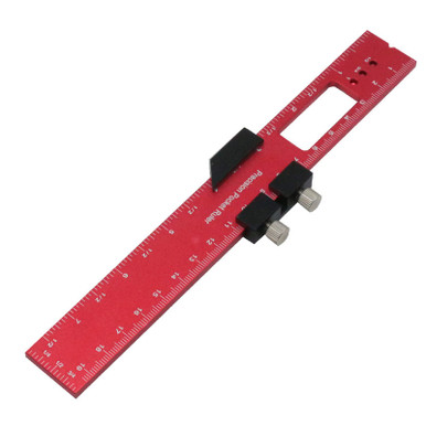 LANGYI Woodworking Ruler, Pocket Ruler Metal Slide Rule Inch and Metric ...