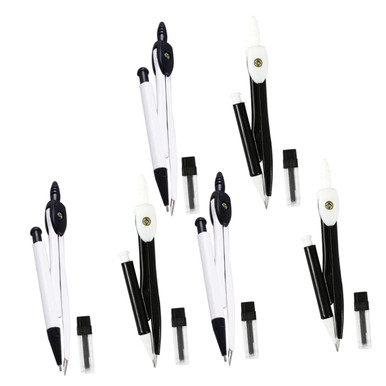 Lurrose 6 Sets Compasses Mathematician Compass Drafting Compass Tool ...