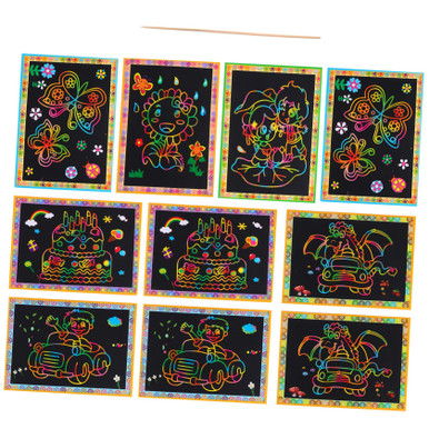 Totority 10pcs Scratch Book Scratch Programming Book Kids playsets ...