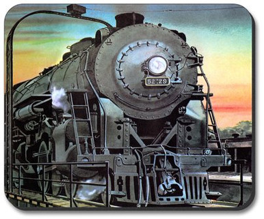 Art Plates Steam Locomotive Train Mouse Pad - Warehousesoverstock