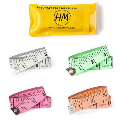 5 Pack Flexible Tape Measure, Accurate Dual Scale Standard & Metric ...