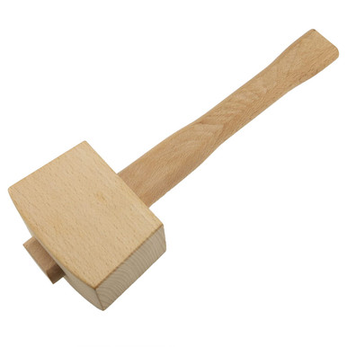 DGHAOP Wooden Mallet Solid Beech Carpenter Wood Hammer Handle Smooth ...