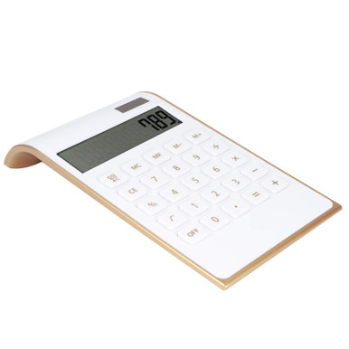 Calculator LCD 10 for Digits Solar Powered Display Office Caculator for ...