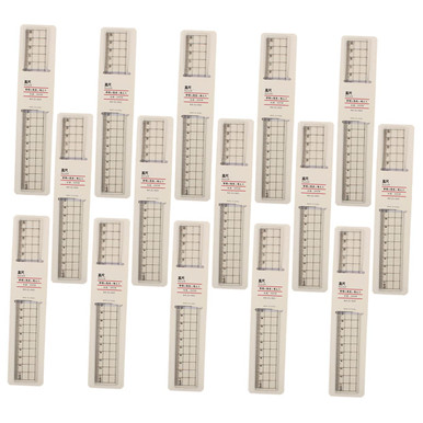 VILLCASE 15PCS Ruler Metric Measuring Triangle Math Tool Geometry ...