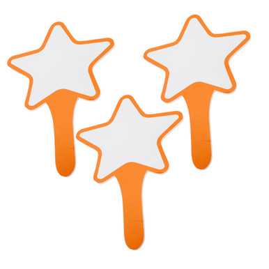 Operitacx 3pcs Auction Answer Paddles Bidding Paddles Class Handwriting ...