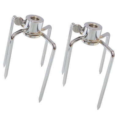 GRILLJOB 2 Pack Stainless Steel 304 Universal Grill Rotisserie Meat ...