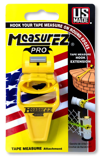 MeasurEZ No Slip Tape Measure Extension Hook w/Rubber Grip for Round ...