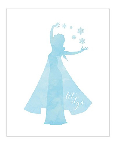 Summit Designs Elsa Disney Princess Inspirational Quote - Photo Print ...