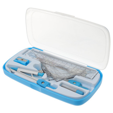 Tehaux 1 Set Compass Protractor Compasses And Protractor Geometry Kit 