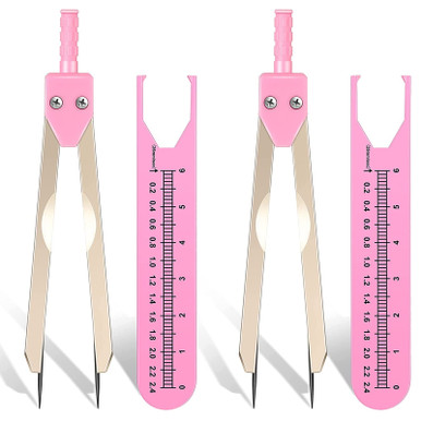 2 Pieces ECG EKG Calipers with Sleeves ECG Caliper Measuring Tools EKG ...