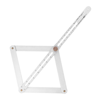 Uonlytech Diagonal Ruler Angle Finder Protractor Woodworking Protractor ...