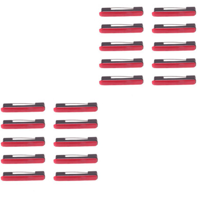 EXCEART 200 Pcs Nametags Crafting Pins Blank Labels Adhesive Labels Pin ...