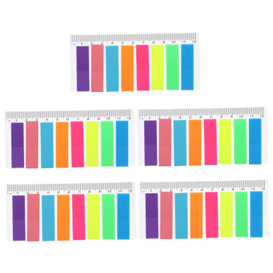 LALAFINA 10 Sets Index Sticker Page File Tabs Flags Repositionable Note ...