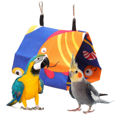 FUOYLOO Bird Hanging Hammock Parrot Hanging Tent Canvas Tents Canvas ...