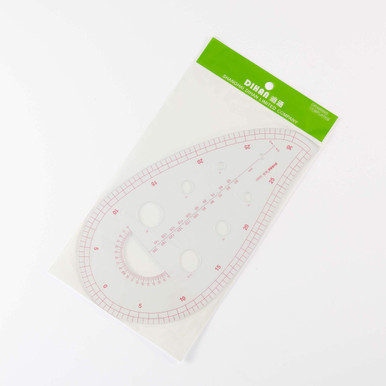 DIHAN #9460 Metric Transplant Sleeve cage Curves Ruler French Curve ...