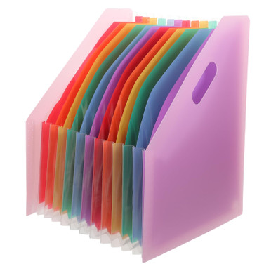 Ciieeo Organ Pack Folder Plastic File Box Desk File Holder Desktop File ...