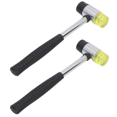 Rubber Hammer 25mm Double Headed Soft Hammer Nylon Rubber Hammer with ...