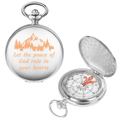 Religious Compass Gift Christian Gift Let The Peace of God Rule in Your ...