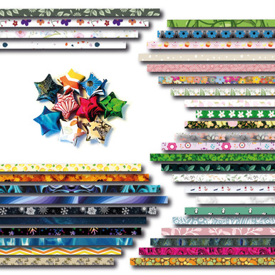 950 Sheets of Paper Stars, 37 Patterns, Origami Paper, Double Sided ...