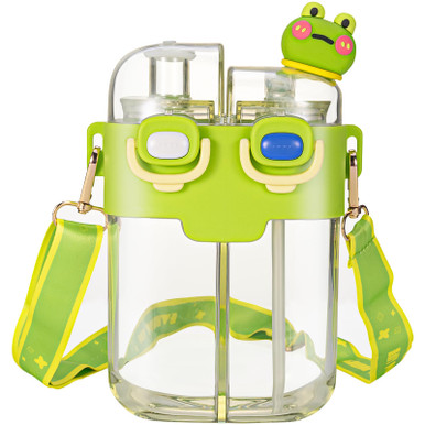LUECMO Cute Water Botter,26oz Double Drinking Water Bottle Portable ...