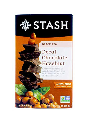 Stash Tea Decaf Chocolate Hazelnut Tea, 18 ct, 2 pk - Warehousesoverstock