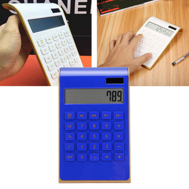 Zerone Dual Power Calculator Solar, Portable 10 Digit, Ultra Thin Solar ...