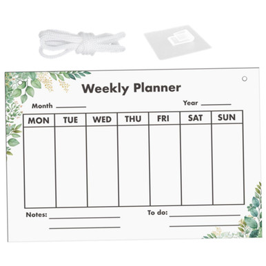 Ciieeo 1 Set Transparent Weekly Planner Wall Mounted Calendar Planner ...