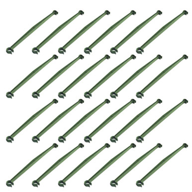 Happyyami 24pcs Plant Connection Rod cage Garden Stakes Arms Supports ...