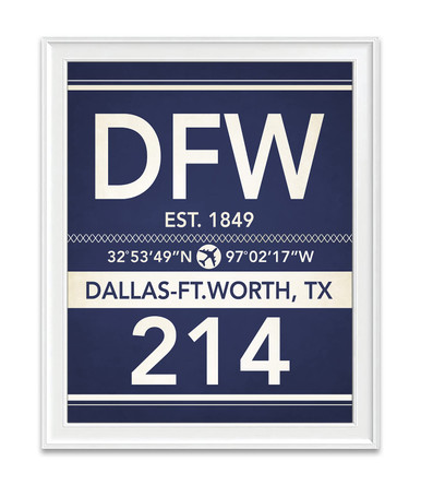 Dallas Forth Worth Texas DFW 469 254 817 940 430 Vintage Airport Area ...