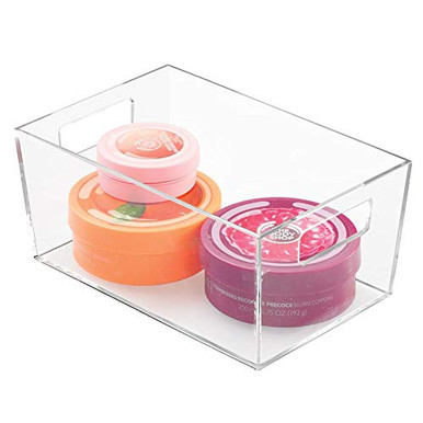 InterDesign Clarity Small Vanity Bin for Cosmetics and Makeup Storage ...