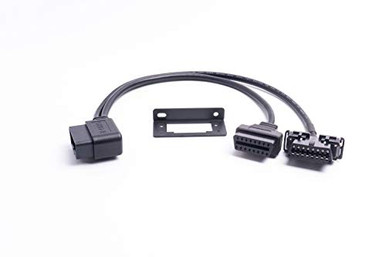 Right Angle Universal OBD II OBD2 16pin Extension Splitter Y Cable 1 ...