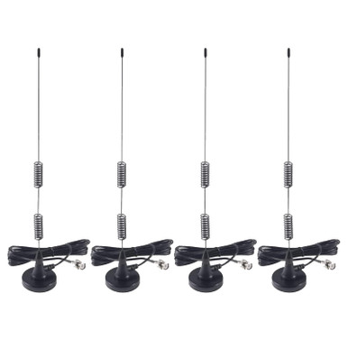AEDIKO 4pcs Police Scanner Antenna Radio Scanner Antenna 20-1300MHz HF ...