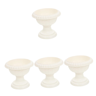 CIMAXIC 4pcs Roman Basin Guidepost Wedding Roman Column Planter Urn ...