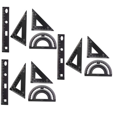 STOBOK 3 Sets 4pcs Right Angle Tool Carpenter Tools Drafting Tools Suit ...