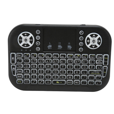 Yunseity Mini Bluetooth Keyboard with Touchpad, Portable 2.4GHz ...