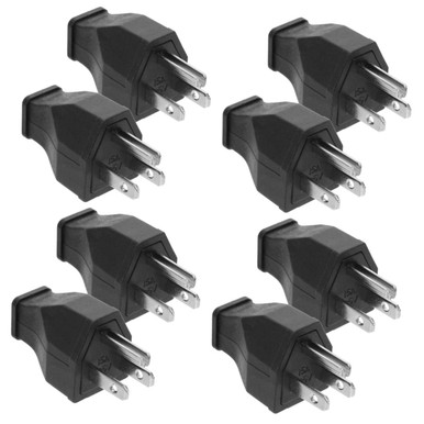 Uonlytech 8 pcs Wiring Inverter Male Plug abs 15a Extension Cord Plug ...