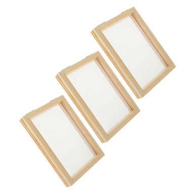 RORPOIR 3pcs Paper Frame Wooden Frame Paper Making Frame for Diy ...
