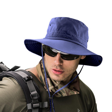Fishing hat Wide Brim Sun Protection Hat with Breathable Safari hat and ...