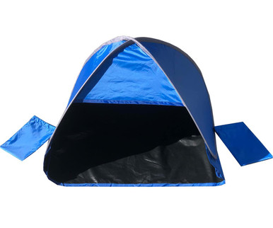 RXQNN Small Beach Tent Mini Beach Sun Shelter Pop Up Head Tent Included ...