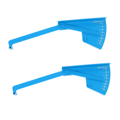 Yardwe 2 Pcs Balance Ruler Lawn Deck Level Meter Mower Depth Measure ...