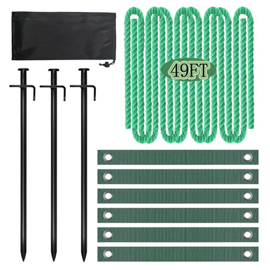 Tree Stake Kit, Support Tool for Leaning Trees,Young Tree Protection ...
