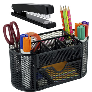 Neudeco Desk Organizers Mesh Desktop Office Supplies Multi-functional ...